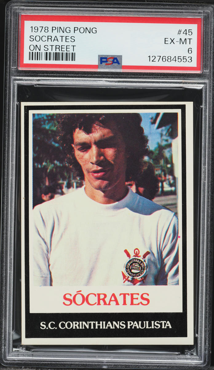 1978 Ping Pong On Street Socrates #45 PSA 6 EXMT on Fanatics Collect