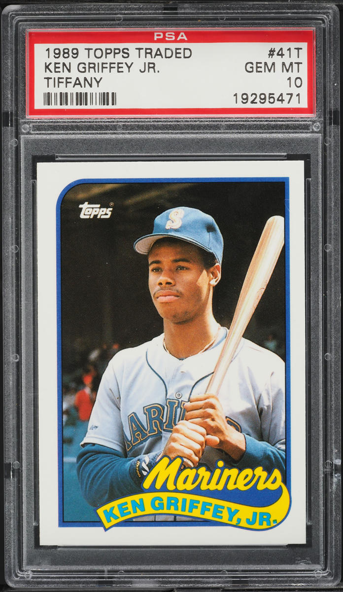 1989 Topps Traded Tiffany Ken Griffey Jr. ROOKIE #41T PSA 10 GEM MINT ...