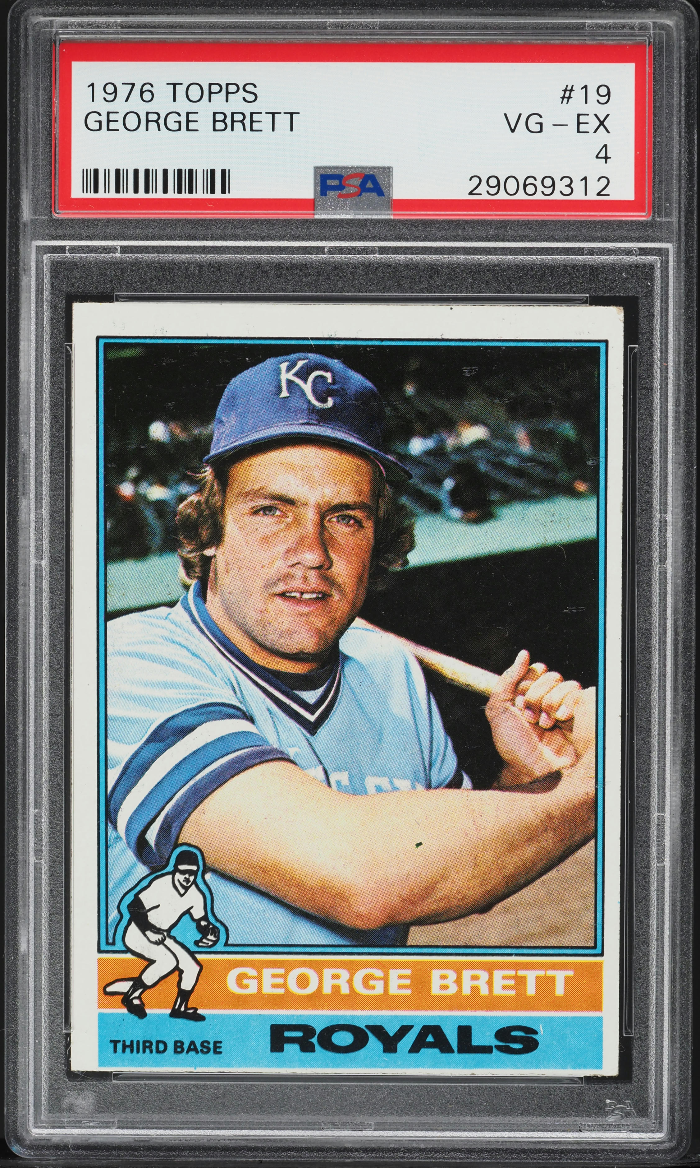 1976 Topps George Brett #19 PSA 4 VGEX on Fanatics Collect