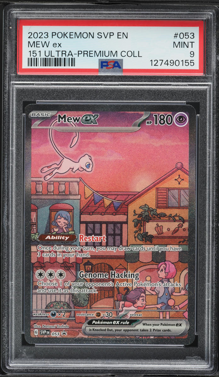 2023 Pokemon SV Promo 151 Ultra Premium Alt Art Mew ex #53 PSA 9 MINT ...