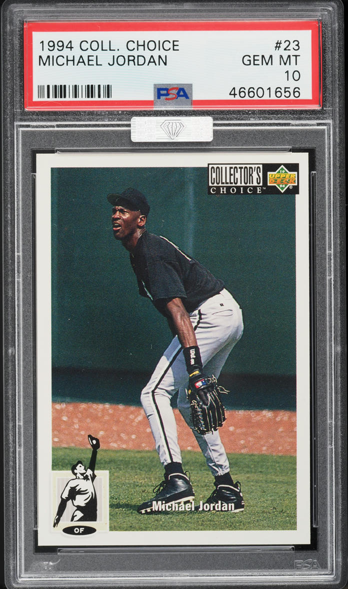 1994 Collector's Choice Michael Jordan ROOKIE #23 MBA PSA 10 GEM MINT ...