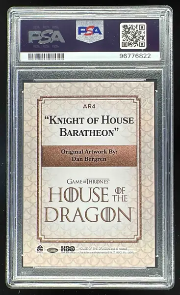 2024 Game of Thrones Dragon Artist Rendition Knight of House Baratheon ...