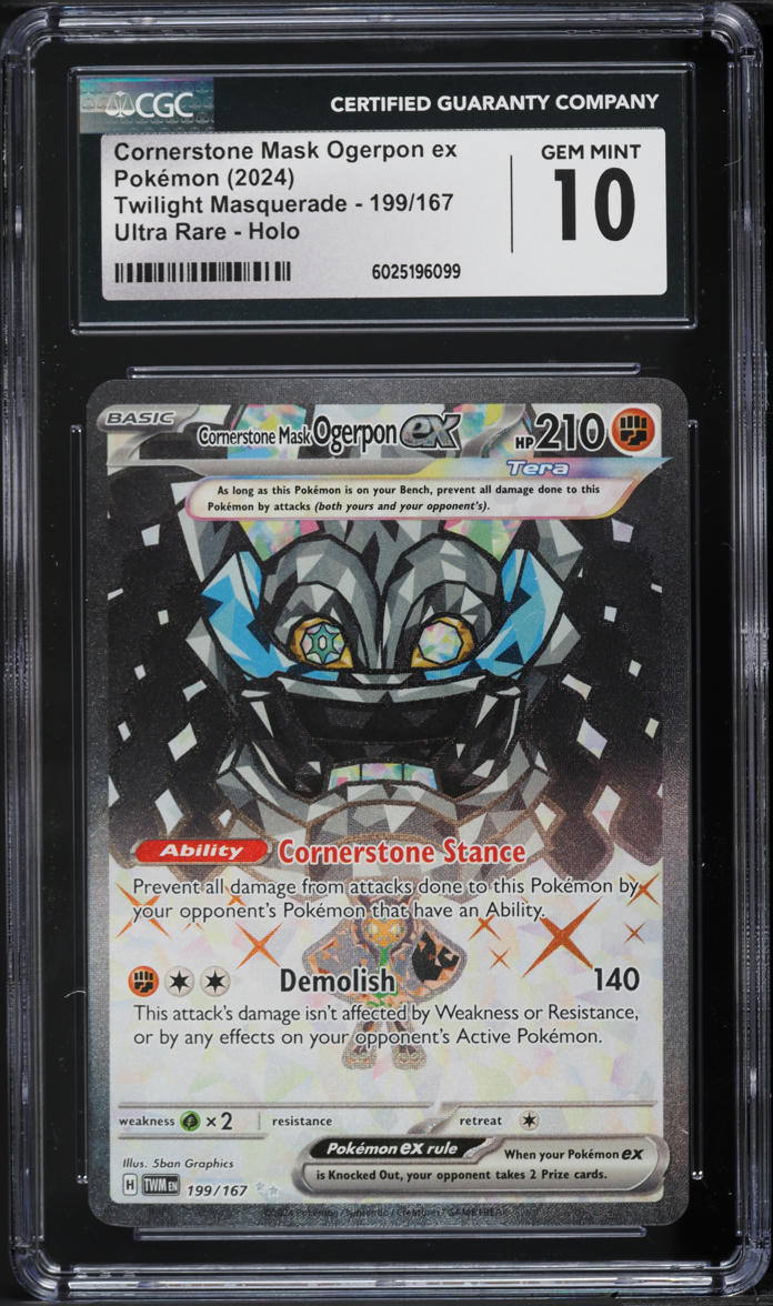 2024 Pokemon SV Twilight Masquerade Cornerstone Mask Ogerpon ex #199 ...