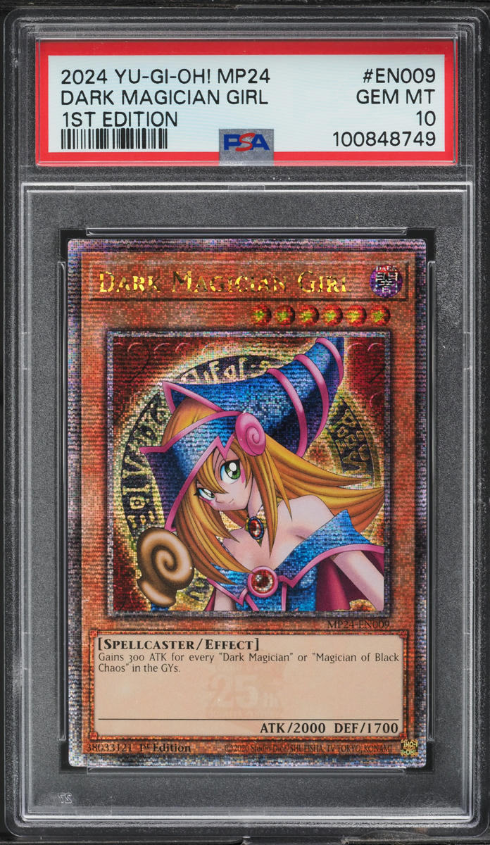 2024 Yu-Gi-Oh! MP24 1st Edition Dark Magician Girl #MP24-EN009 PSA 10 GEM MINT on Fanatics Collect