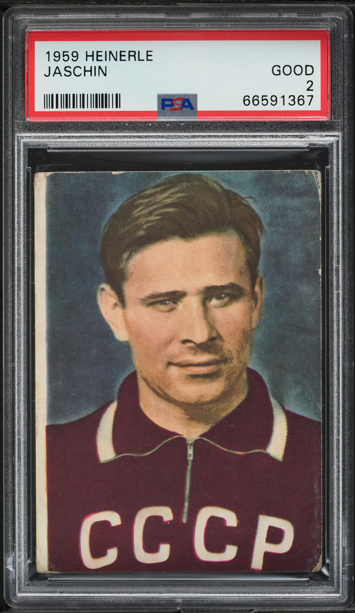 1959 Heinerle Lev Yashin Jaschin PSA 2 GD on Fanatics Collect
