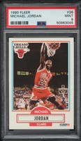 1990 Fleer Basketball Michael Jordan #26 PSA 9 MINT