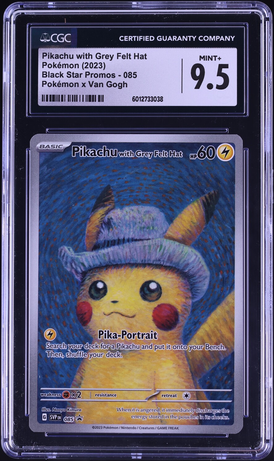 Pikachu with Grey Felt Hat 2023 Scarlet & Violet: Black Star Promo # ...