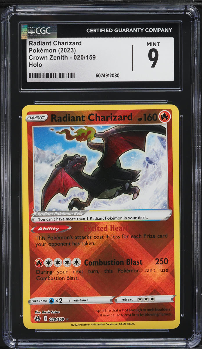 Radiant Charizard 2023 Sword & Shield: Crown Zenith #020/159 Holo Price Guide - Sports Card Investor