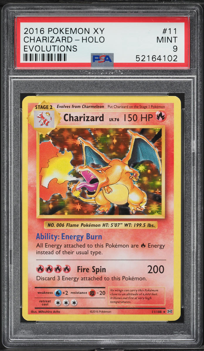 Charizard 2016 XY: Evolutions #011/108 Holo Price Guide - Sports Card ...