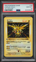 1999 Pokemon Base Set Shadowless 1st Edition Holo Zapdos #16 PSA 10 GEM ...