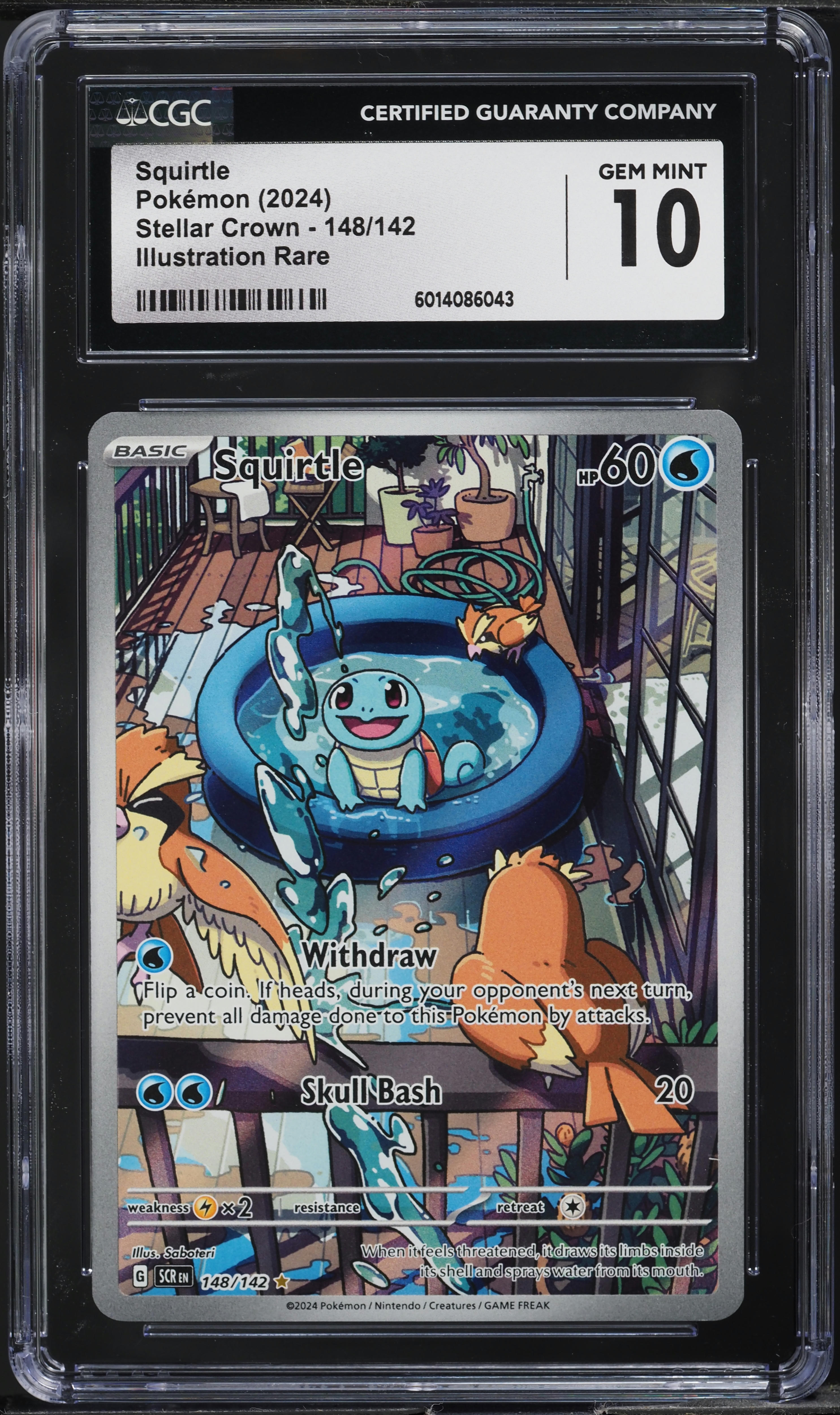 Squirtle 2024 Scarlet & Violet: Stellar Crown #148/142 Illustration Rare Price Guide - Sports ...