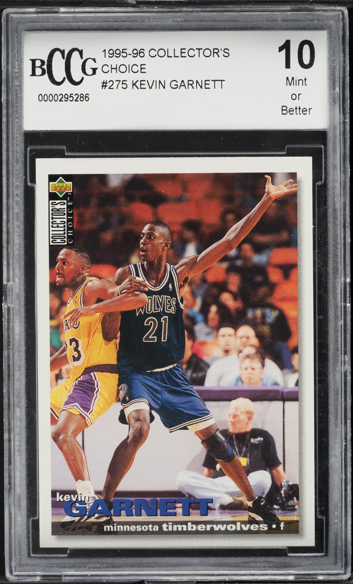 Kevin Garnett 1995 Collector's Choice #D5 1995 NBA Draft Exchange Price ...