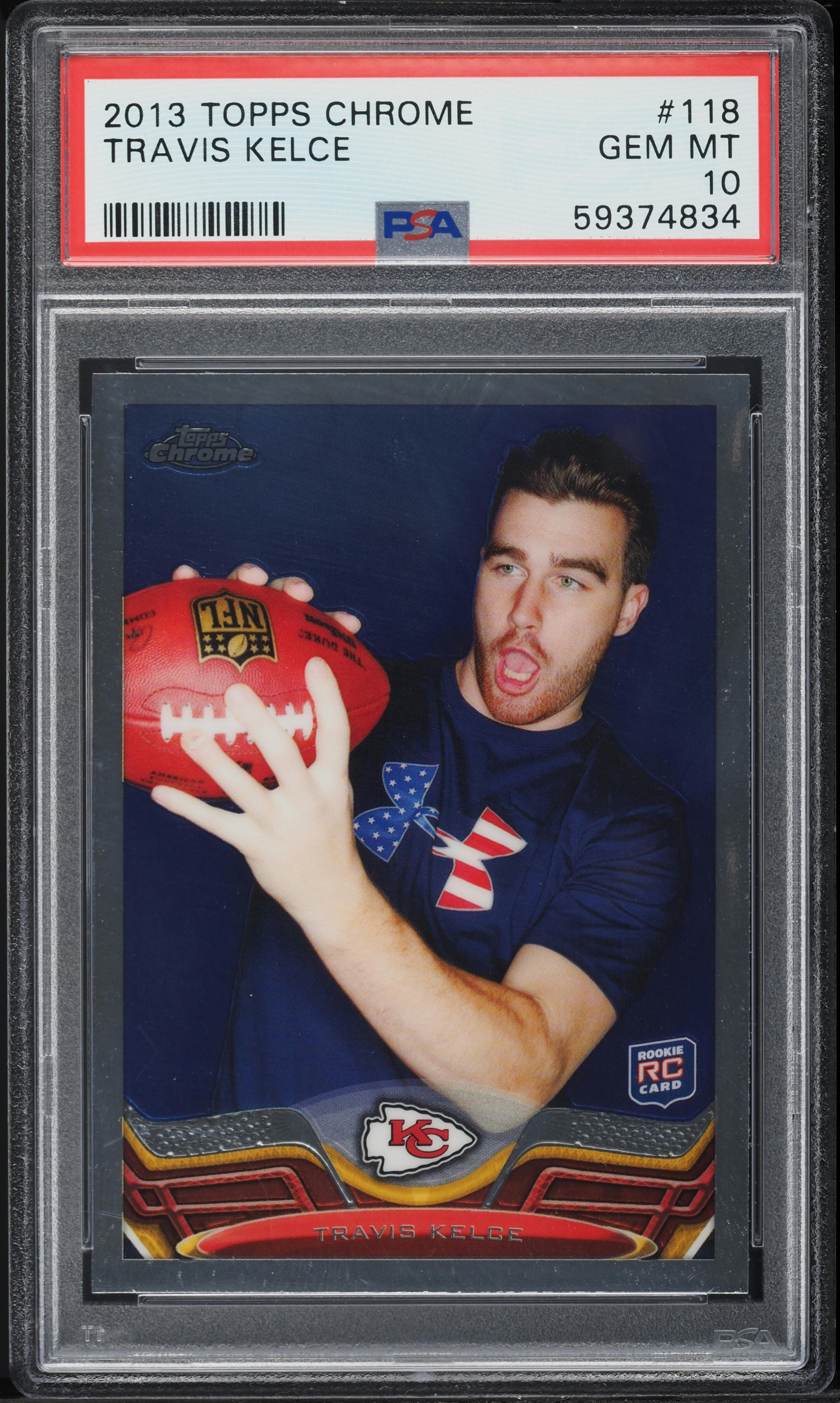 Travis Kelce 2013 Topps Chrome #118 Base Price Guide - Sports Card Investor