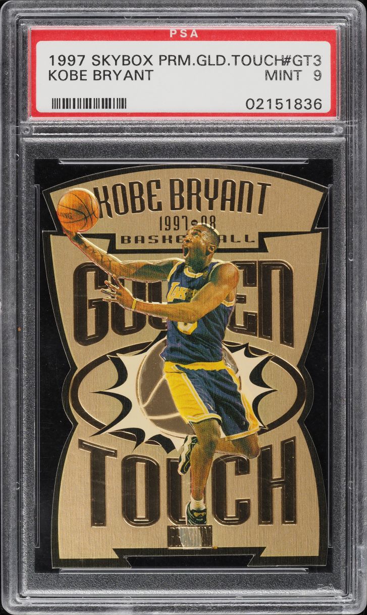 1997 Skybox Premium Golden Touch Kobe Bryant #3GT PSA 9 MINT - Weekly ...
