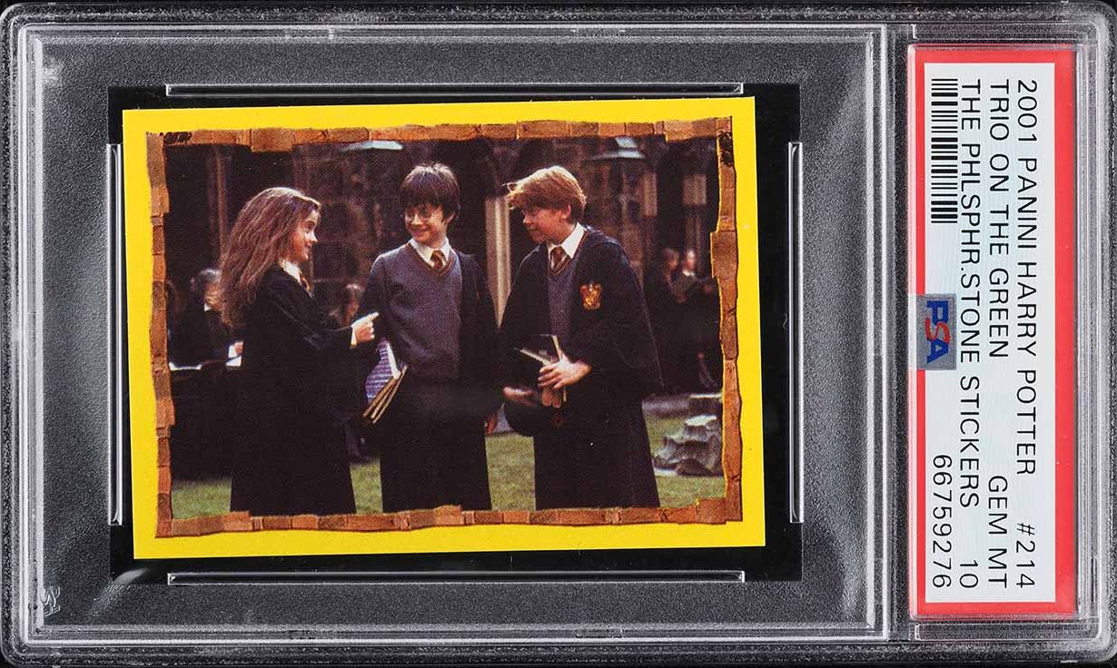 2001 Panini Harry Potter & The Philosopher's Stone Stickers #214 PSA 10 ...