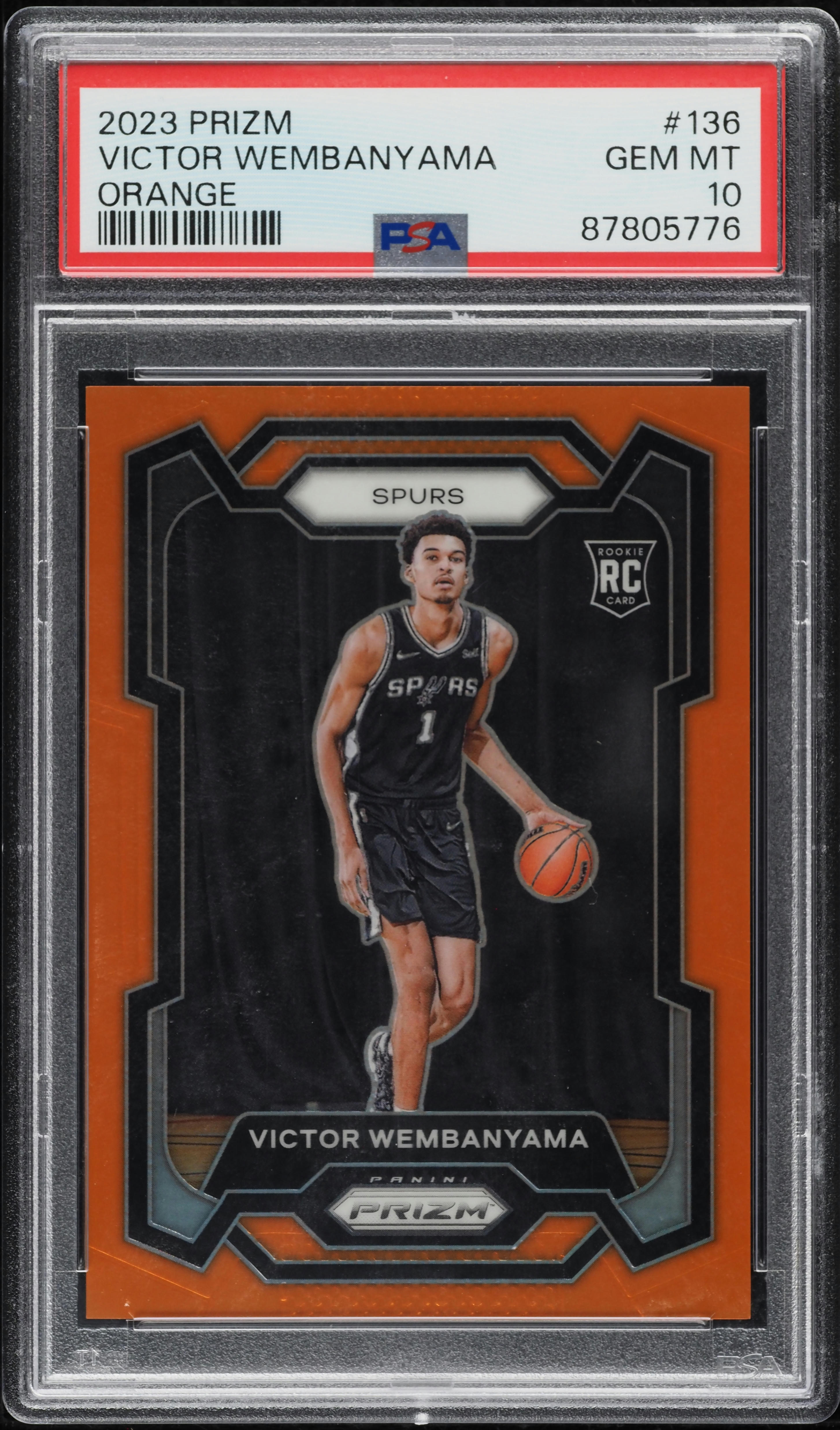 Victor Wembanyama 2023 Prizm #136 Orange /49 Price Guide - Sports Card ...