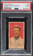 1920 W516-1 Strip Card Christy Mathewson #24 PSA 2 GD