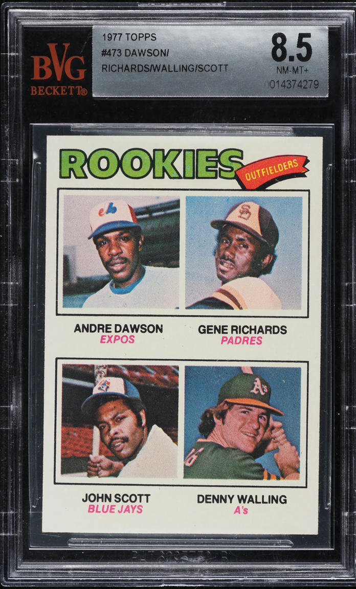 1977 Topps Andre Dawson ROOKIE #473 BVG 8.5 NM-MT+