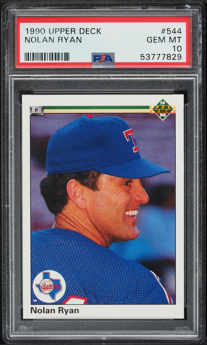 1990 Upper Deck Nolan Ryan #544 PSA 10 GEM MINT