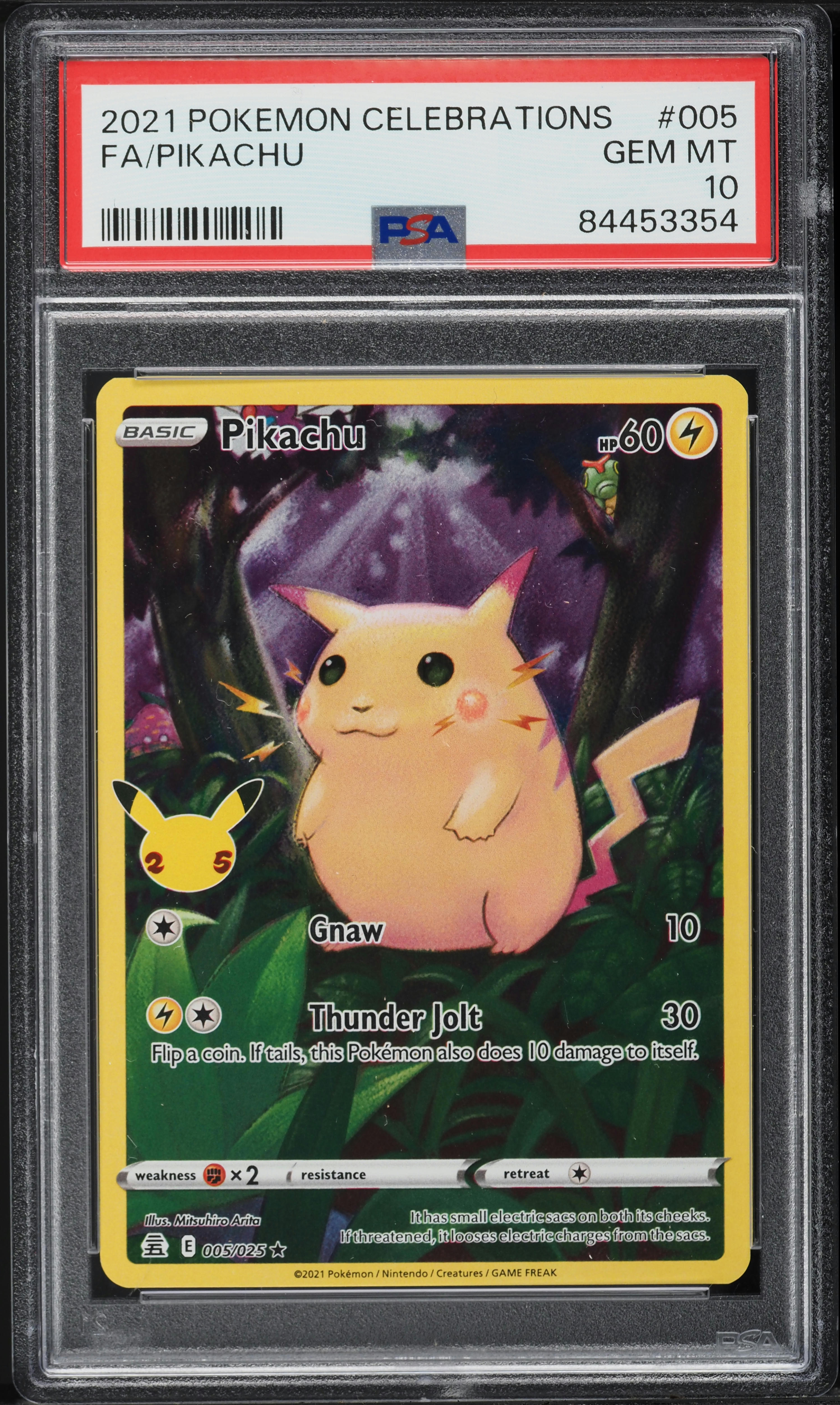 Pikachu 2021 Celebrations #005/025 Holo Price Guide - Sports Card Investor