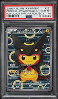 2016 Pokemon Japanese XY Promo Shiny Rayquaza Poncho Pikachu #231 PSA ...