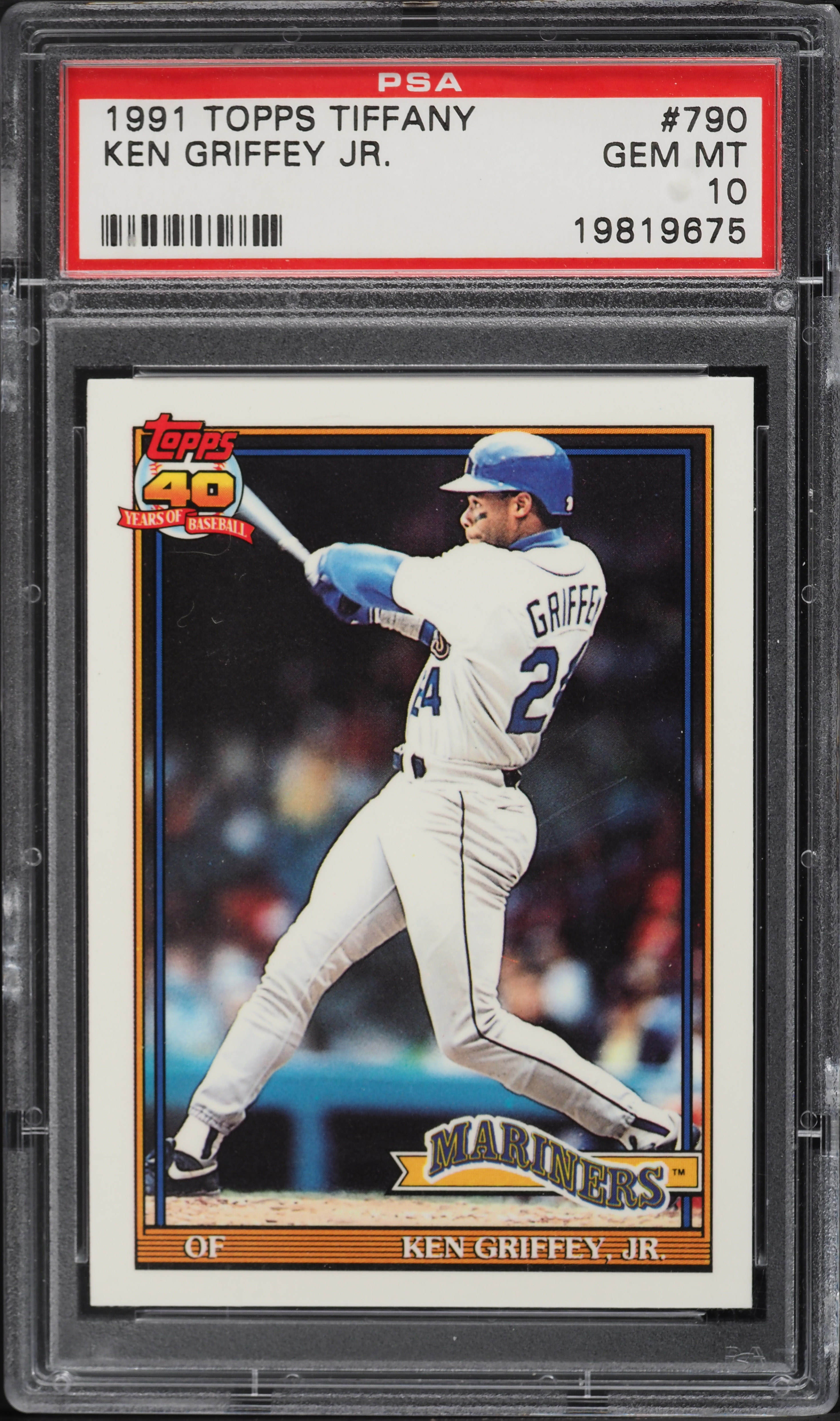 Ken Griffey Jr. 1991 Topps Tiffany #790 Base PSA 10 Price Guide ...