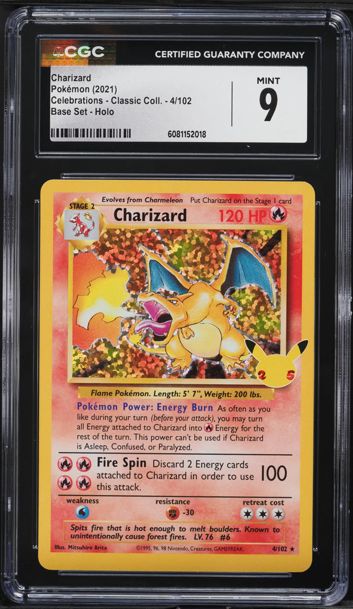 Charizard 2021 Celebrations: Classic Collection #4 Holo Price Guide - Sports Card Investor