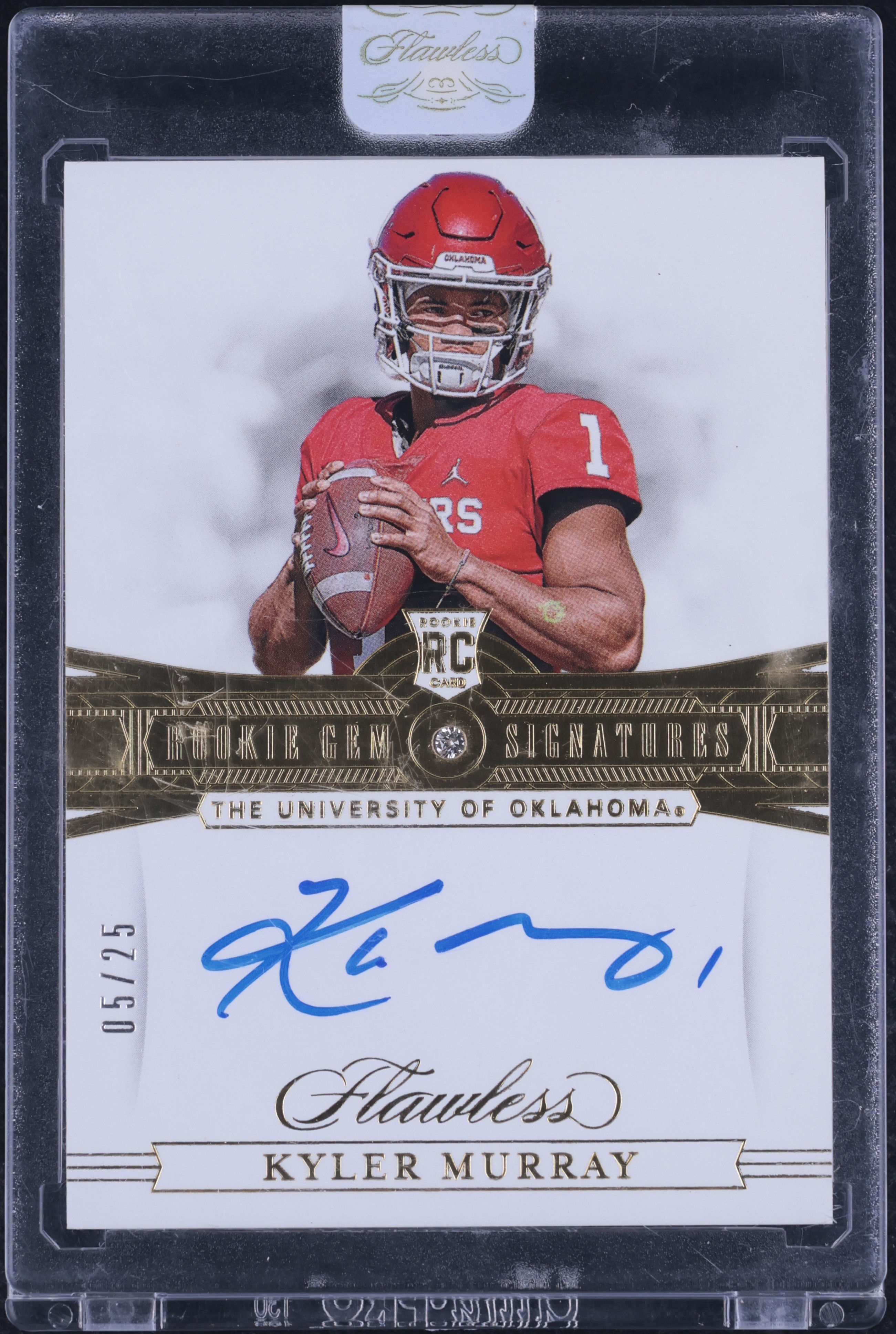 Kyler Murray 2019 Flawless Collegiate #145 Base /25 Price Guide ...
