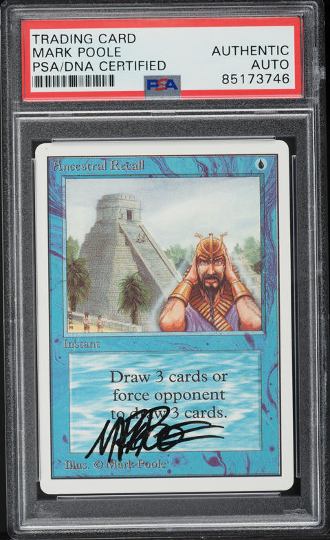 Mark Poole Signed Autographed Trading Card AUTO PSA/DNA AUTH