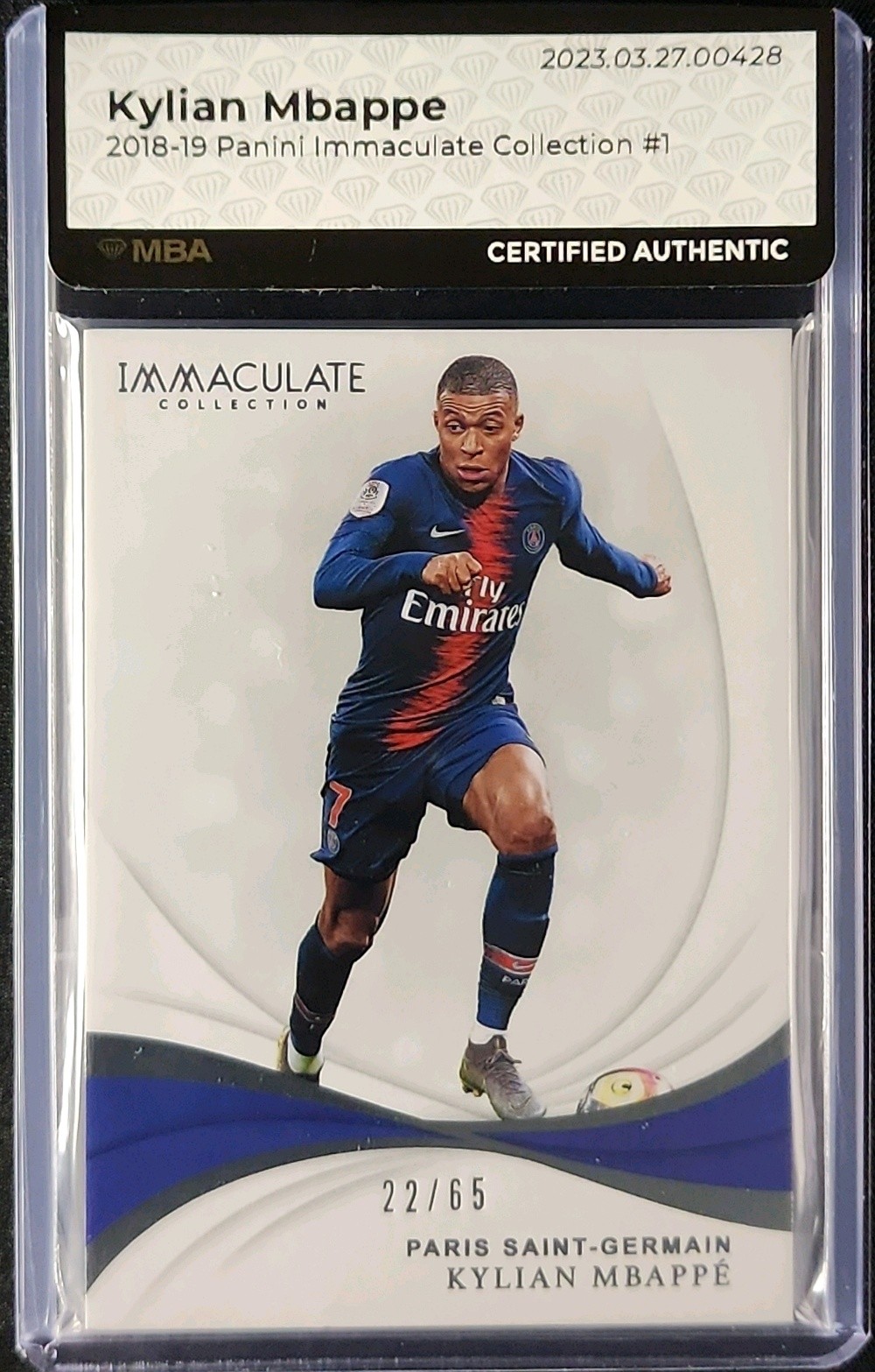 Kylian Mbappe 2018 Immaculate #BL-KM Brand Logos /1 Price Guide ...