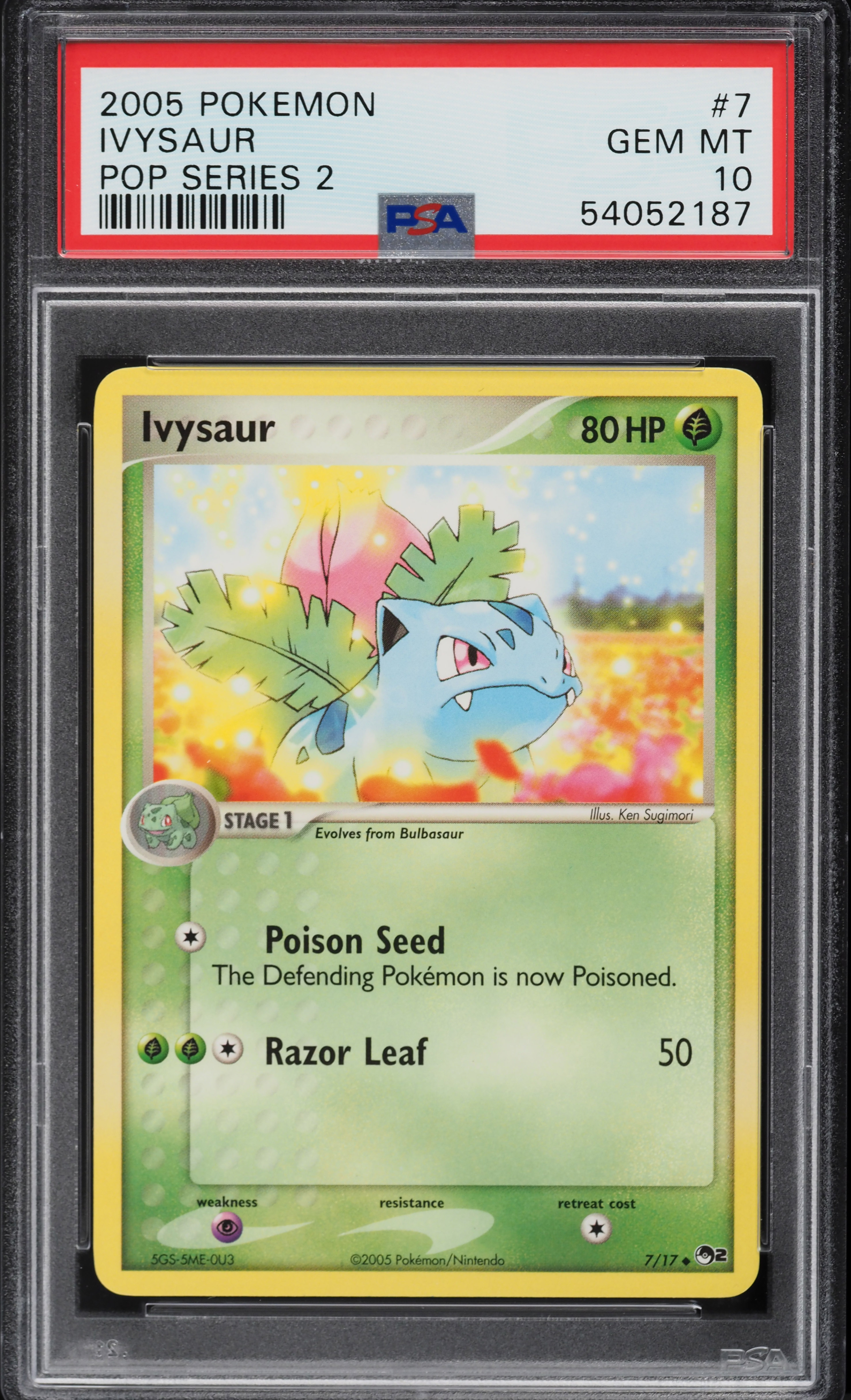 Ivysaur 2005 POP Series 2 #07/17 Base Price Guide - Sports Card Investor