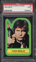 1977 Topps Star Wars Stickers Han Solo #3 PSA 9 MINT