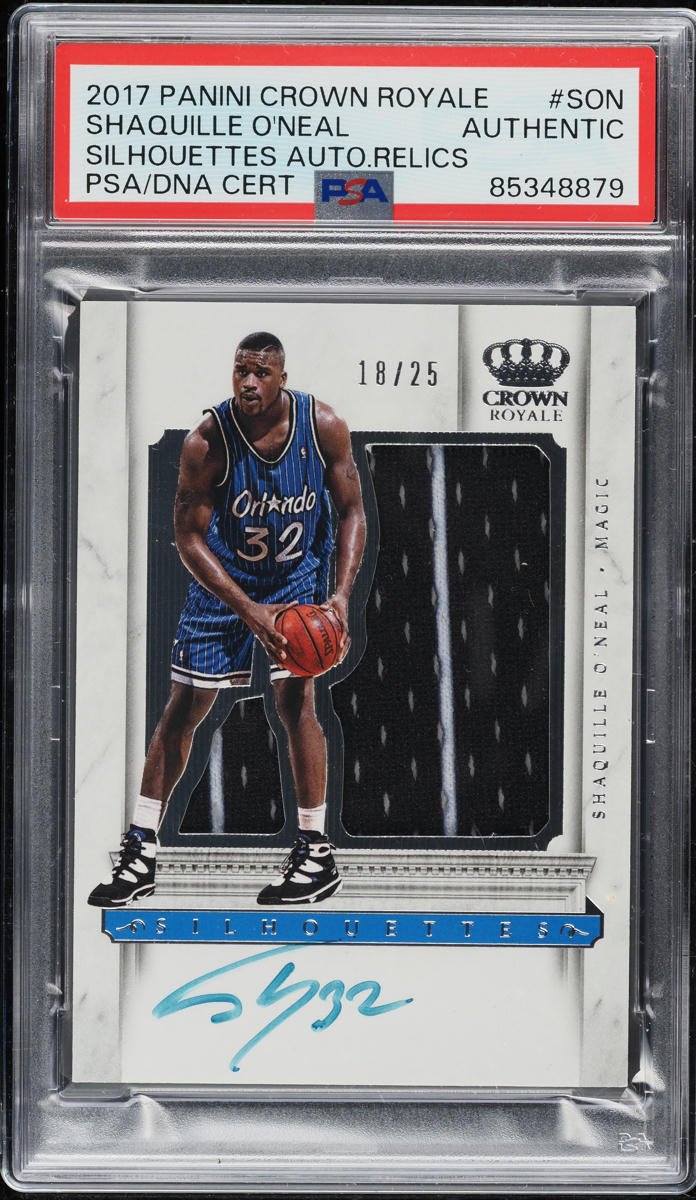 2017 Crown Royale Silhouettes Shaquille O'Neal PATCH AUTO /25 #S-SON ...