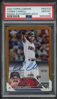 2023 Topps Chrome Gold Refractor Corbin Carroll ROOKIE AUTO /50 #RA-CCA ...