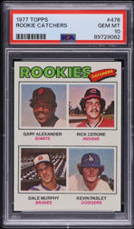 1977 Topps Dale Murphy ROOKIE #476 PSA 10 GEM MINT