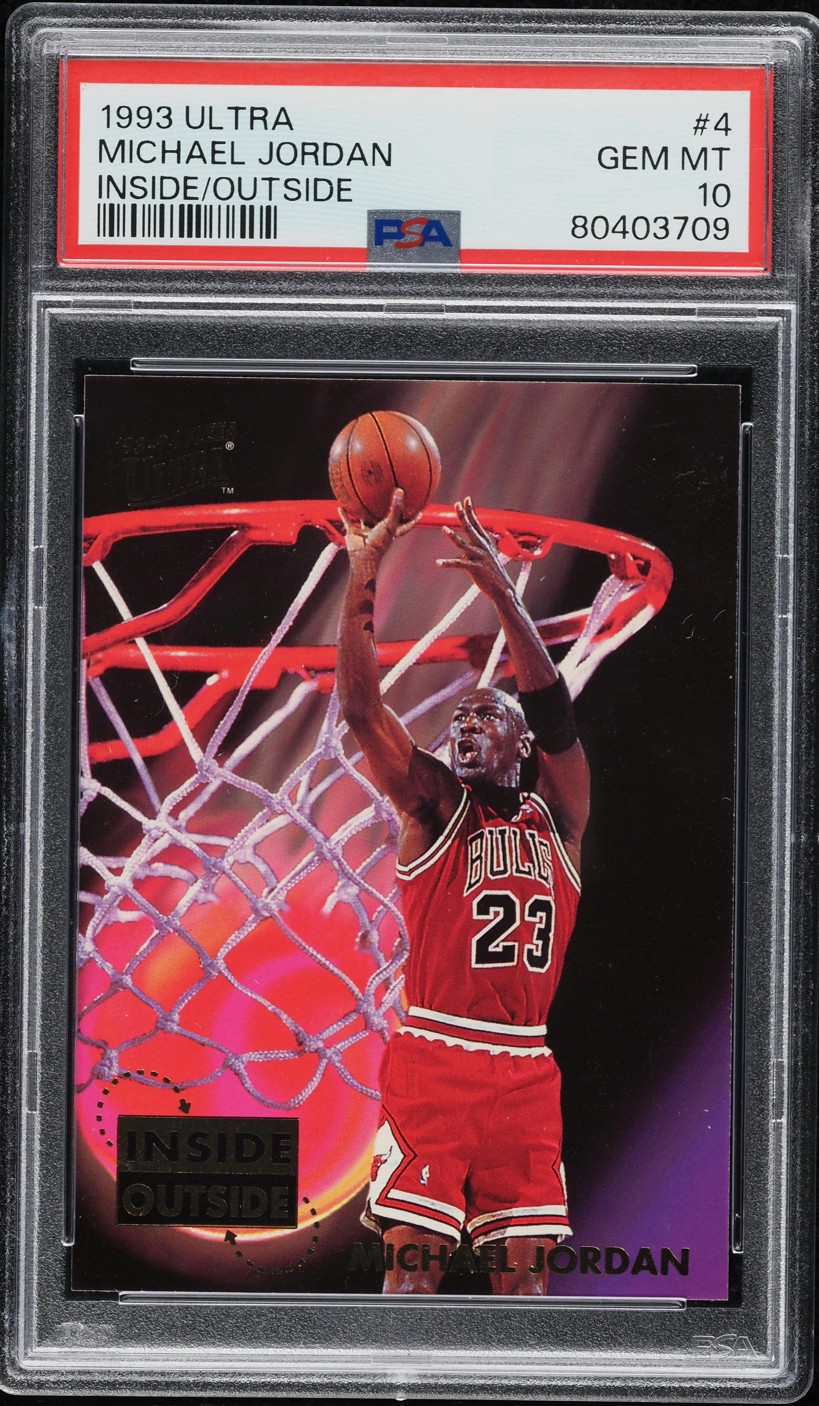 Michael Jordan 1993 Fleer Ultra #4 Inside Outside Price Guide - Sports ...