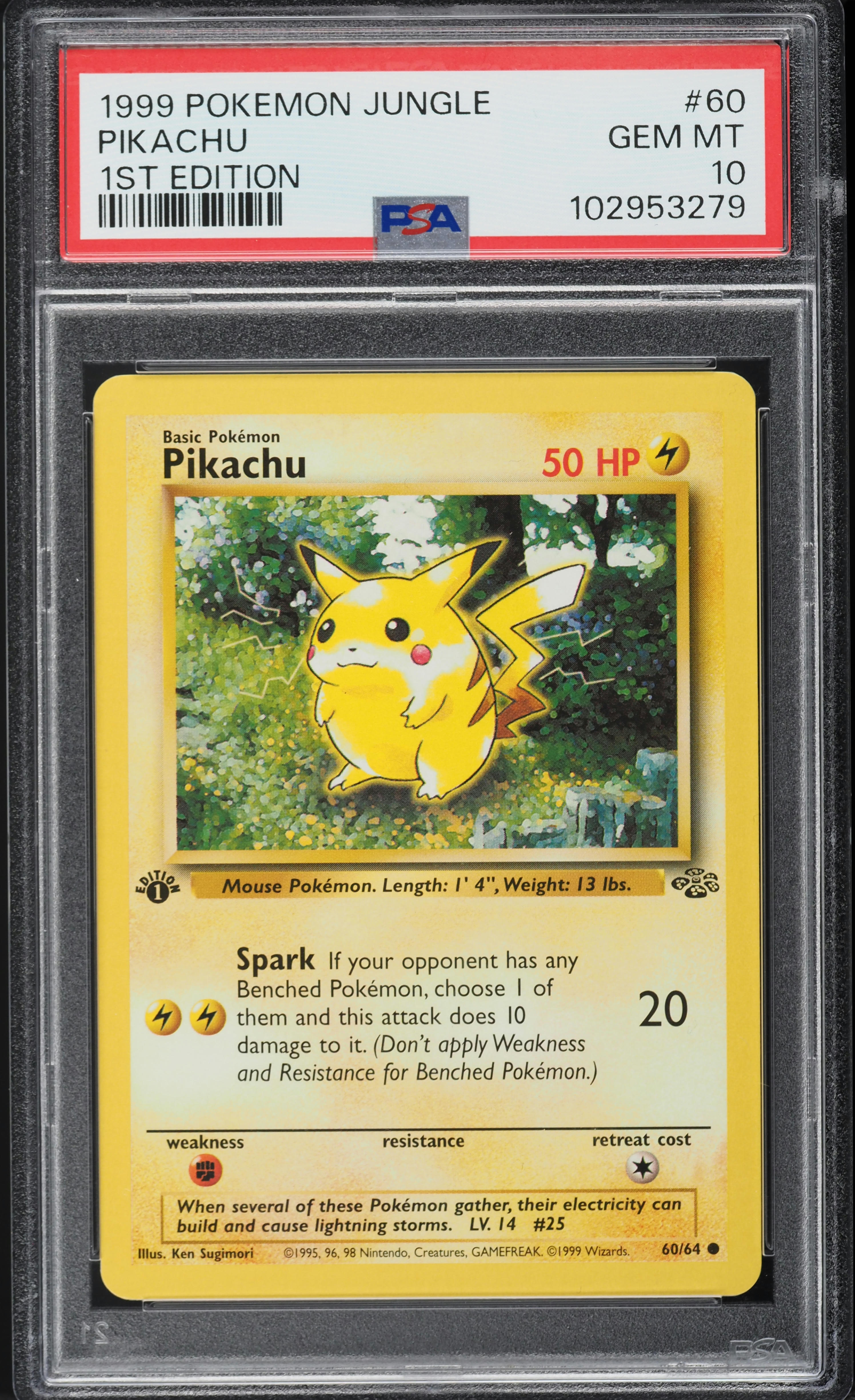Pikachu 1999 Jungle #60/64 1st Edition Price Guide - Sports Card Investor