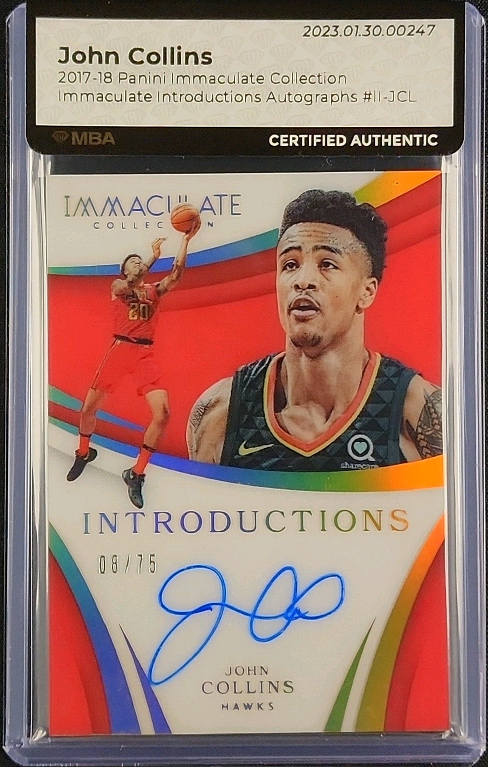 John Collins 2017 Immaculate #124 Base /75 Price Guide - Sports Card ...
