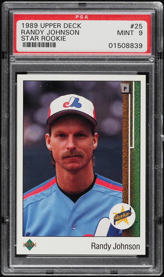 1989 Upper Deck Randy Johnson ROOKIE #25 PSA 9 MINT