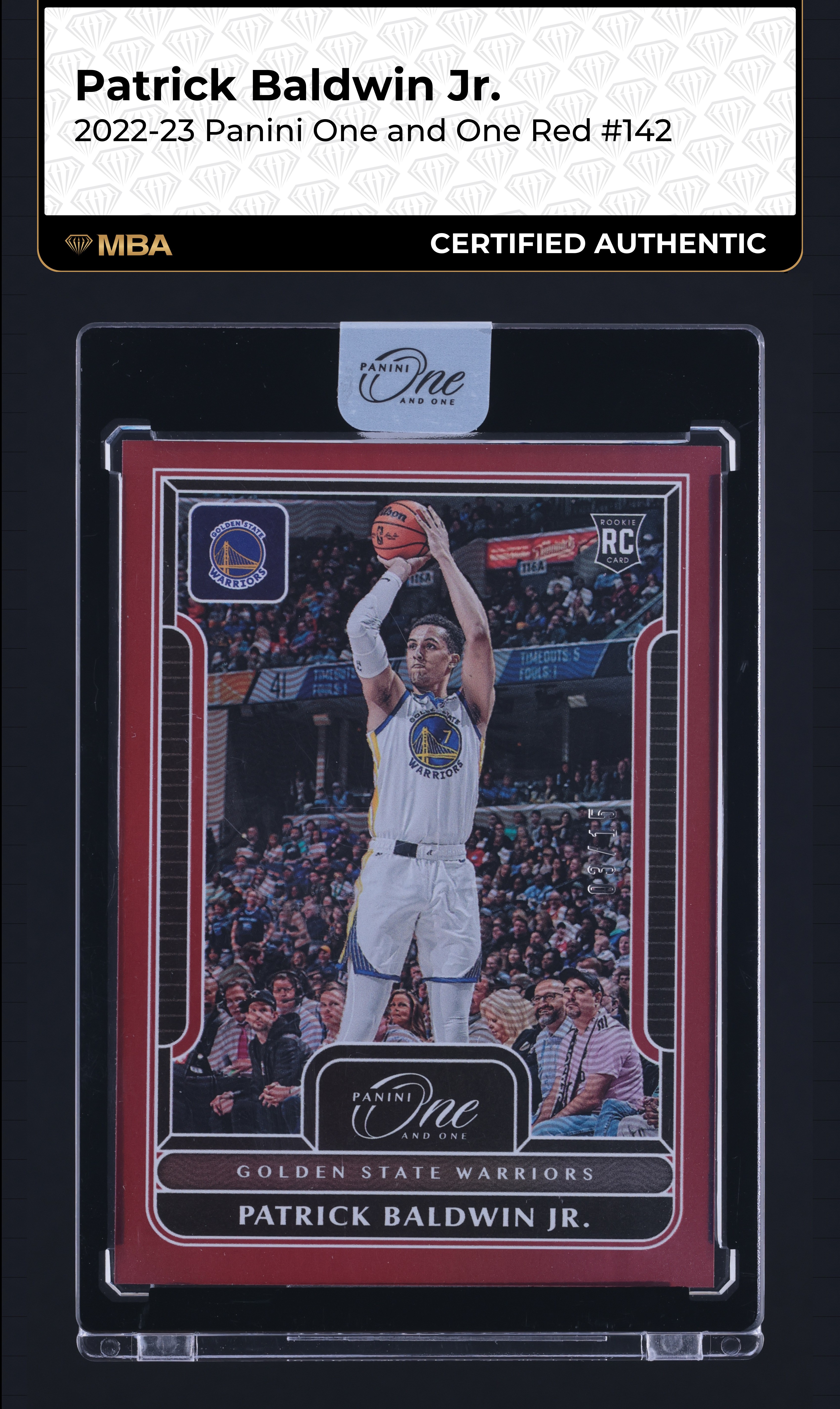Patrick Baldwin Jr. 2022 One and One #142 Red /15 Price Guide - Sports ...
