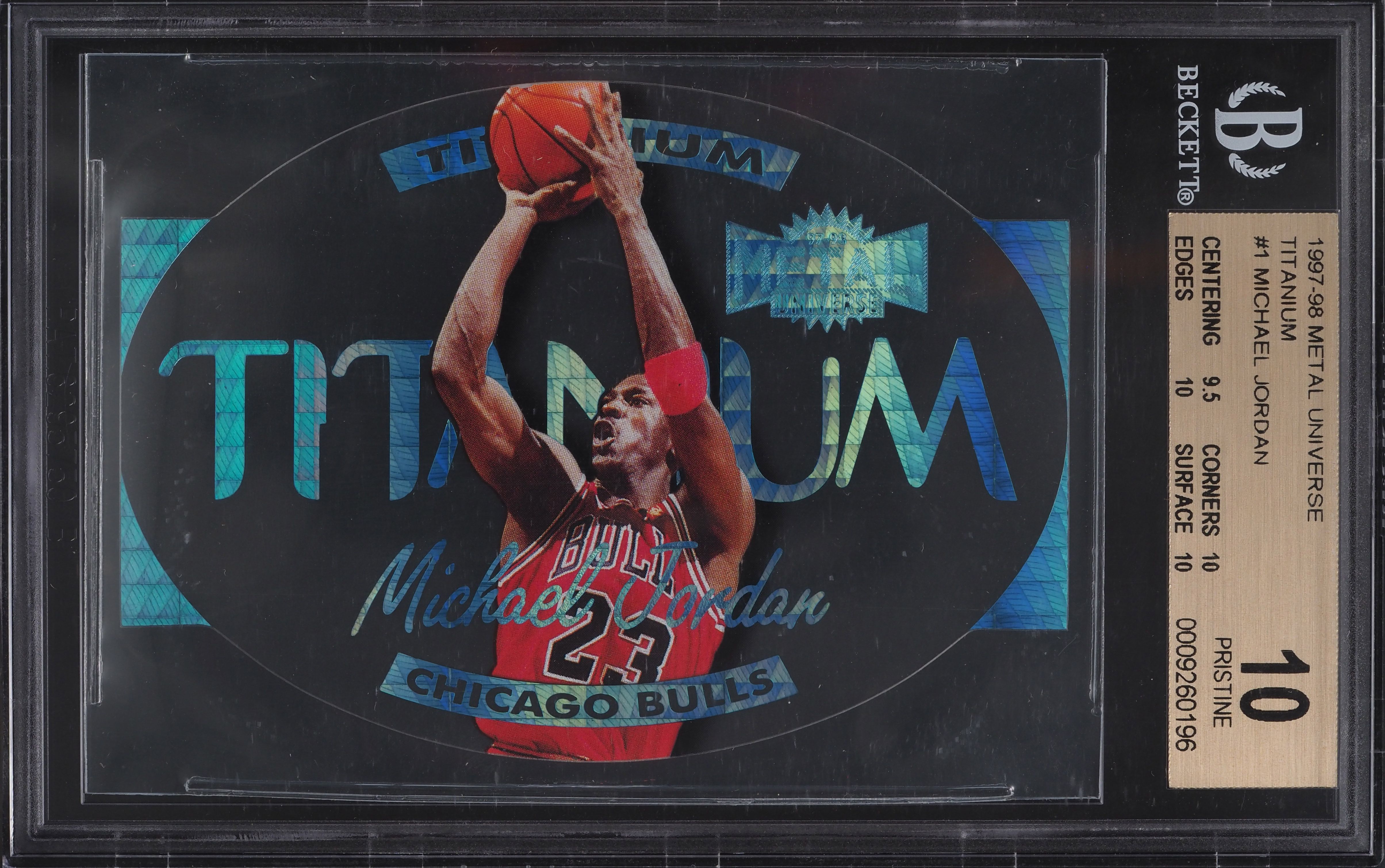 Michael Jordan 1997 Metal Universe #1 Titanium Price Guide - Sports ...
