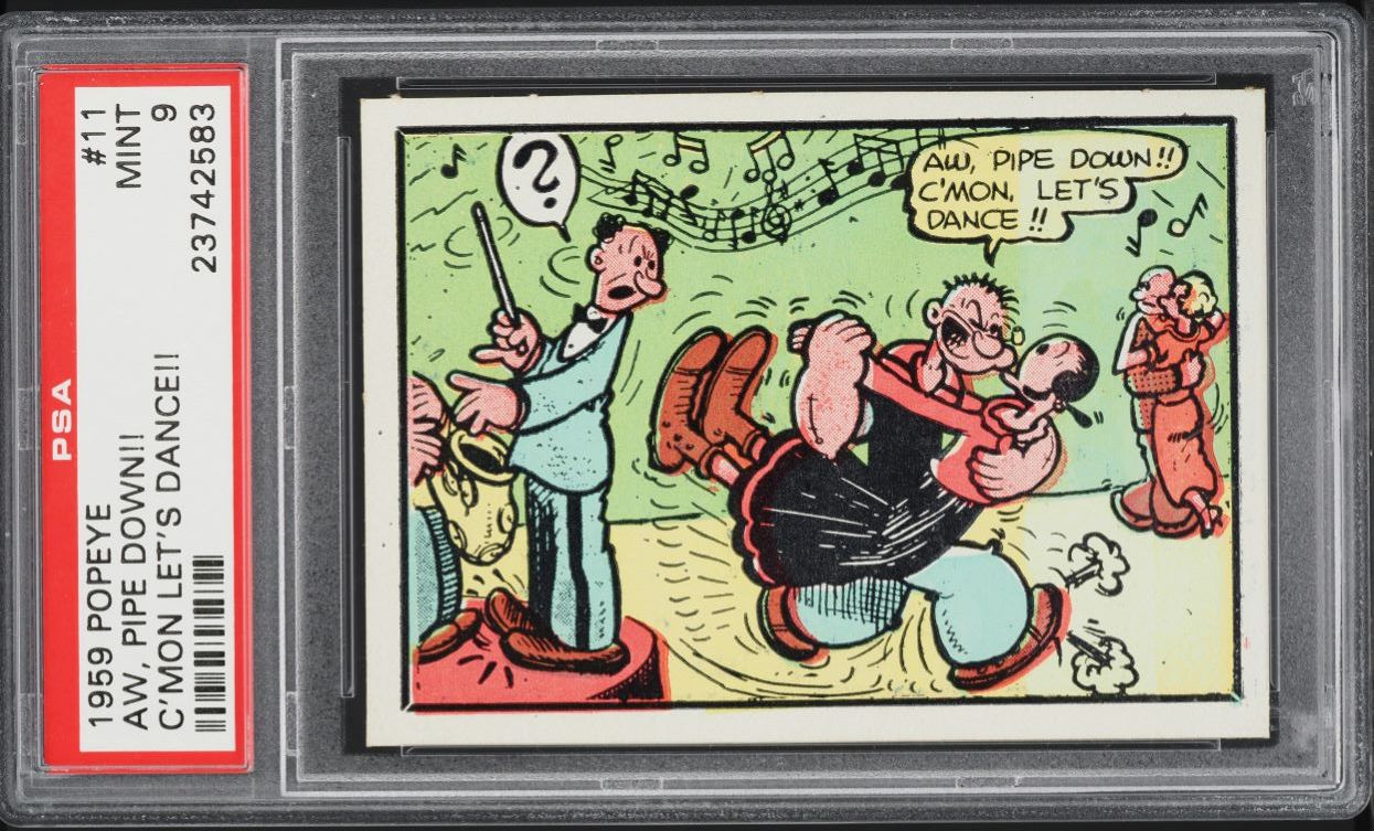 1959 Popeye Aw, Pipe Down!! C'mon, Let's Dance!! #11 PSA 9 MINT