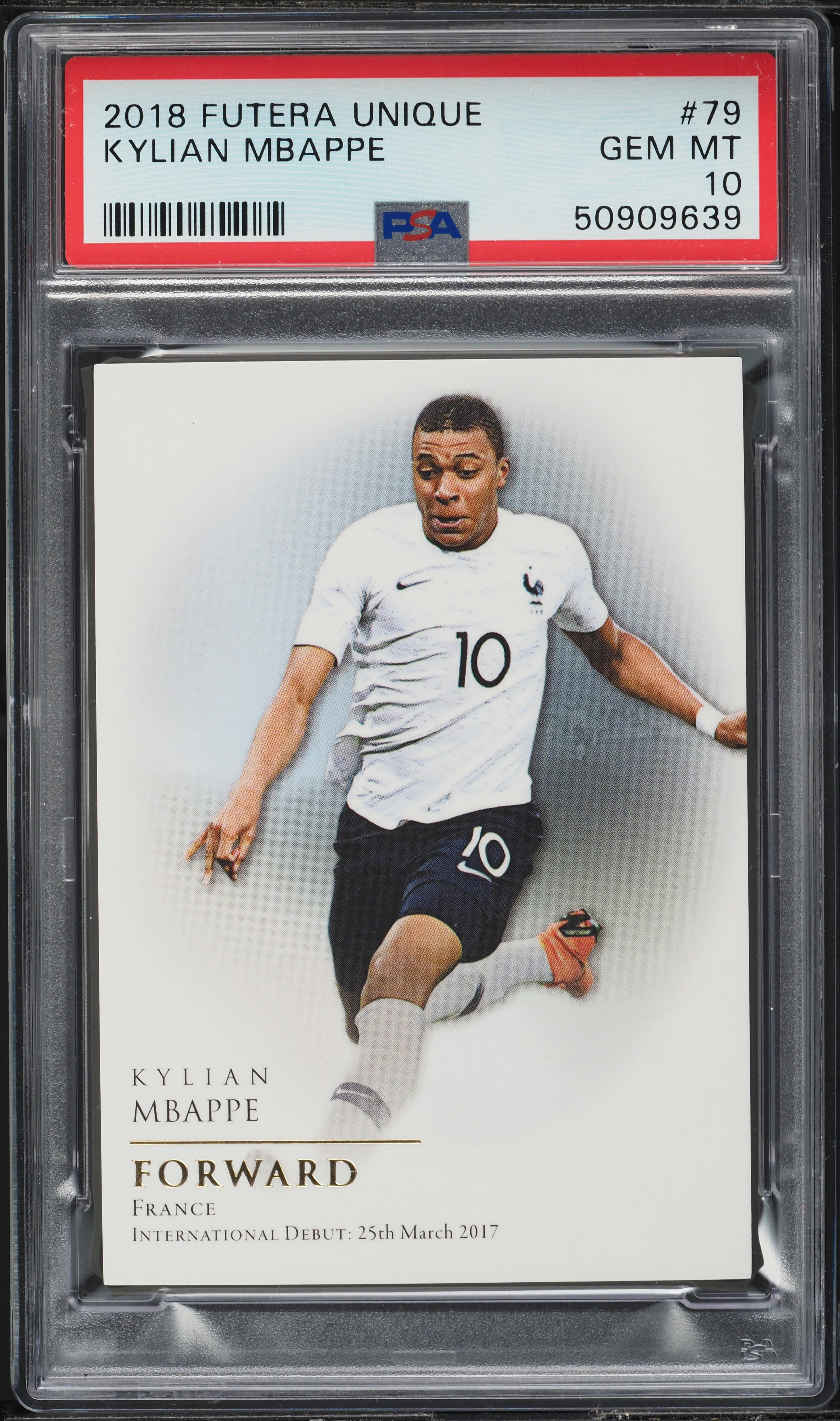 Kylian Mbappe 2018 Futera #79 Base Price Guide - Sports Card Investor
