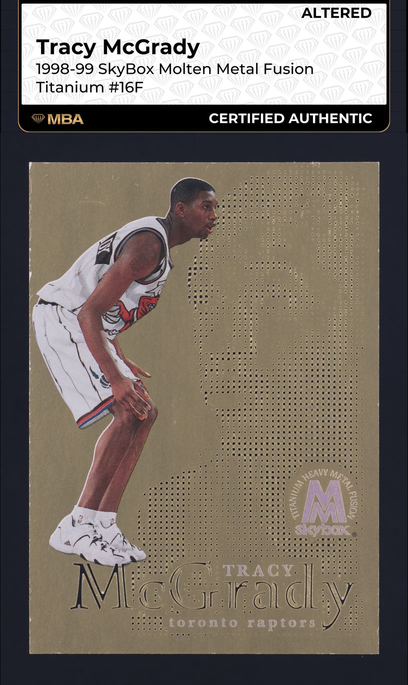 Tracy McGrady 1998 SkyBox Molten Metal #16F Titanium Fusion /40 Price Guide - Sports Card Investor