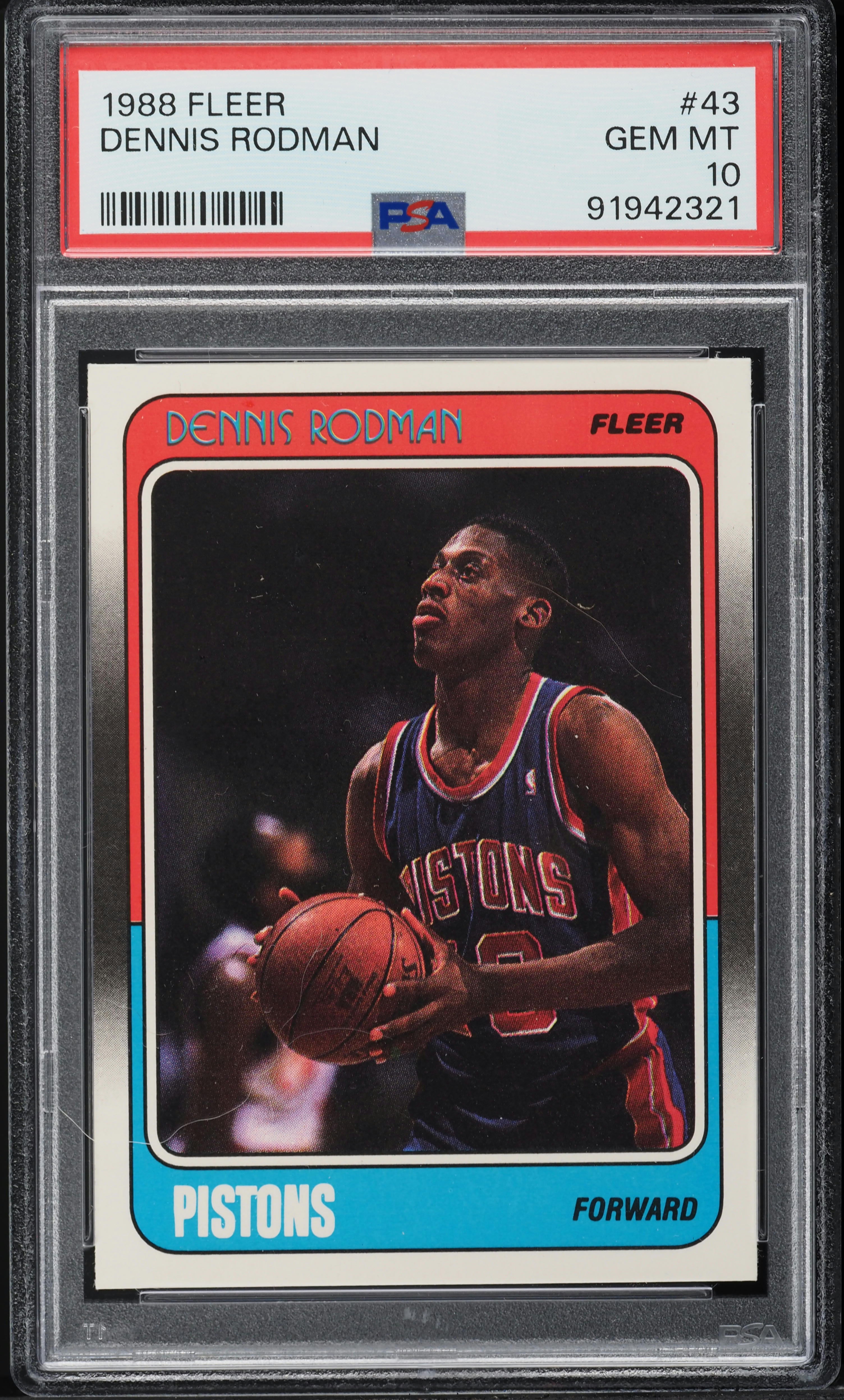 Dennis Rodman 1988 Fleer #43 Base Price Guide - Sports Card Investor
