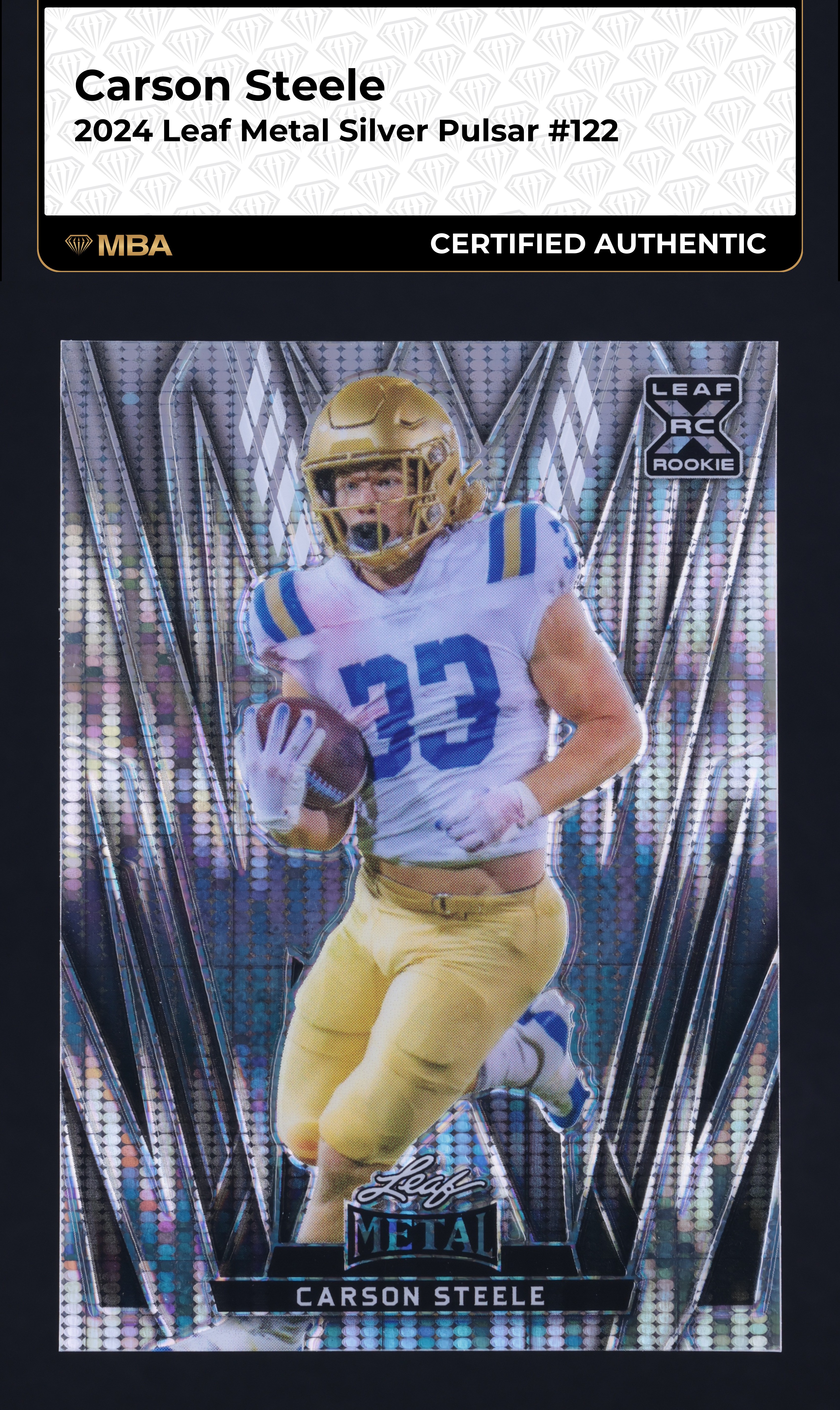 Carson Steele 2024 Leaf Metal #122 Pulsar Silver /10 Price Guide ...