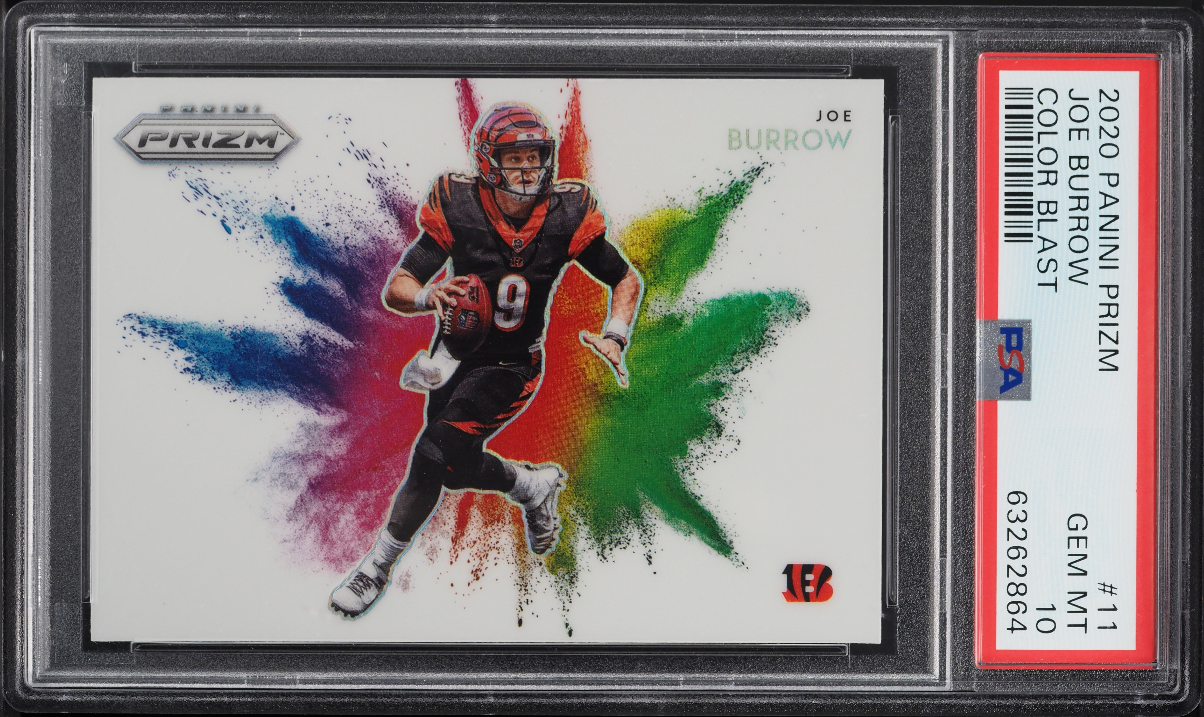 Joe Burrow 2020 Prizm #11 Color Blast /(SSP) Price Guide - Sports Card ...